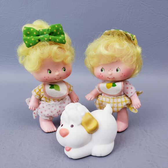 Kenner | Toys | Vintage Lem And Ada Strawberry Shortcake Doll Twins Pet ...